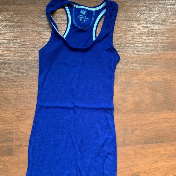 Tops | Basic Royal Blue Ribbed Tank | Poshmark